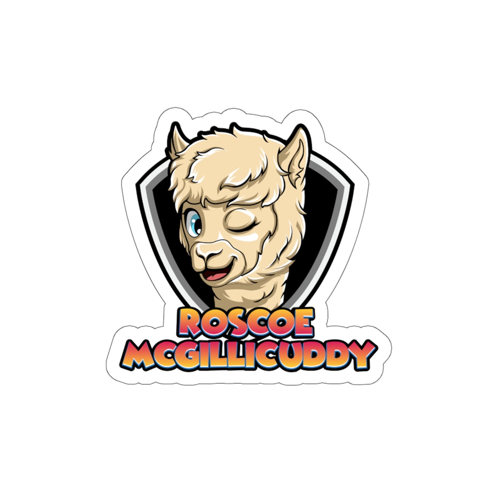 Roscoe Logo Die-Cut Stickers – Roscoe McGillicuddy Official Store