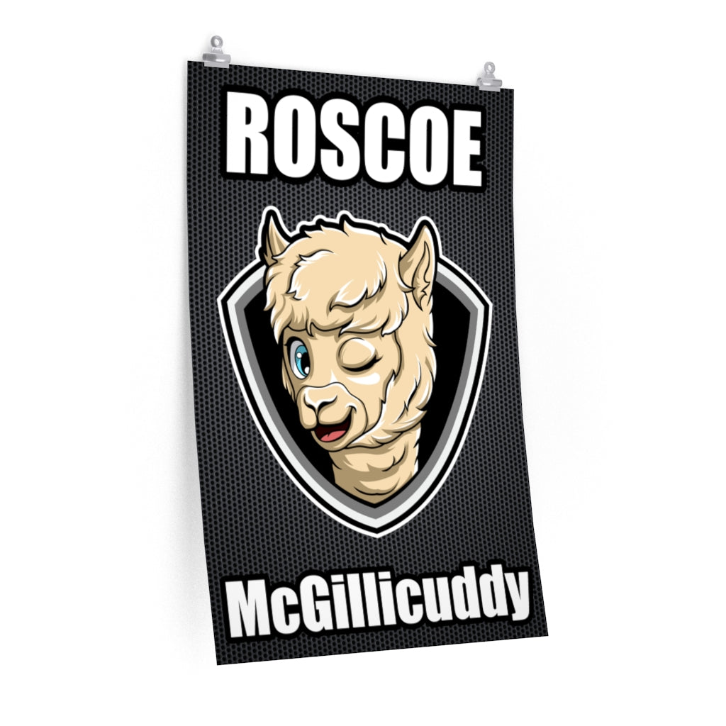 Roscoe Wall Poster – Roscoe McGillicuddy Official Store